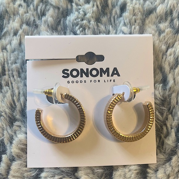 Sonoma | Jewelry | New Sonoma Gold Hoop Earrings | Poshmark